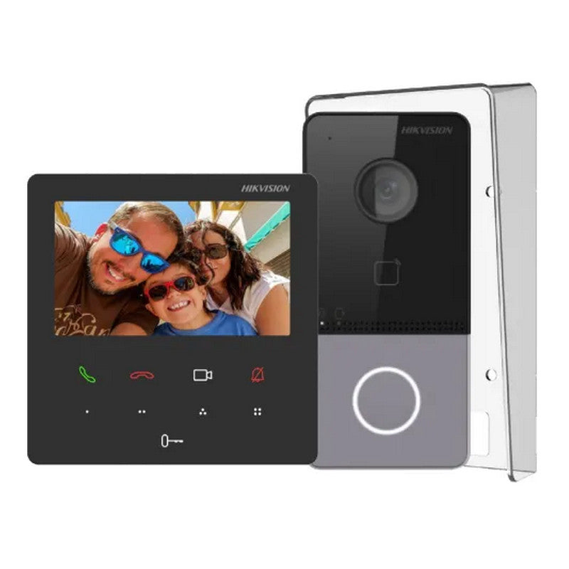 Hikvision Gen2 IP Intercom Kit, 1to1 Villa,Compact,Wi-Fi [DS-KIS606-P ...